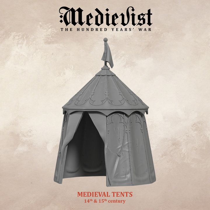 3D Printable Medieval tents, 14th & 15th century by Medievist ...