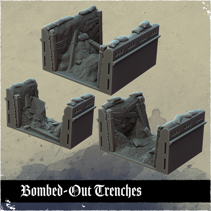 3D Printable Bombed-Out Trenches by Multiverse