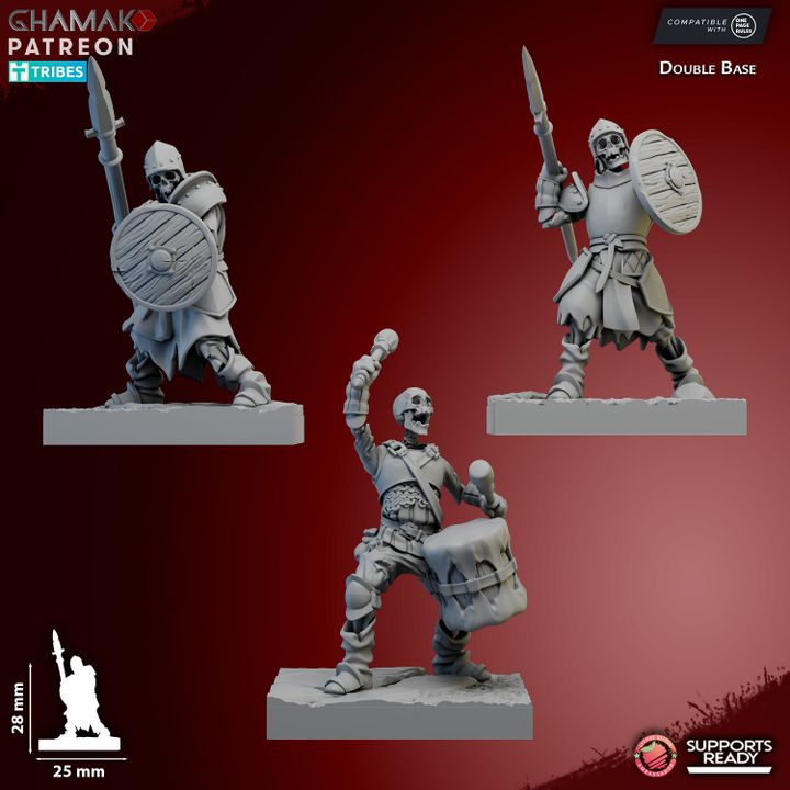 3D Printable Skeletal Guard by Ghamak