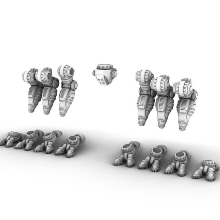 3D Printable 28mm (1/56th Scale) Consortium Viper Suit by John Bear Ross