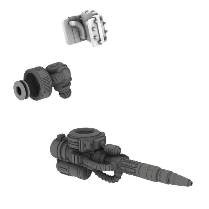 3D Printable 28mm (1/56th Scale) Consortium Viper Suit by John Bear Ross