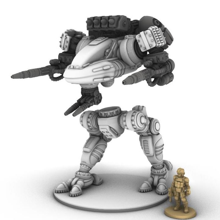 3D Printable 28mm (1/56th Scale) Consortium Viper Suit by John Bear Ross