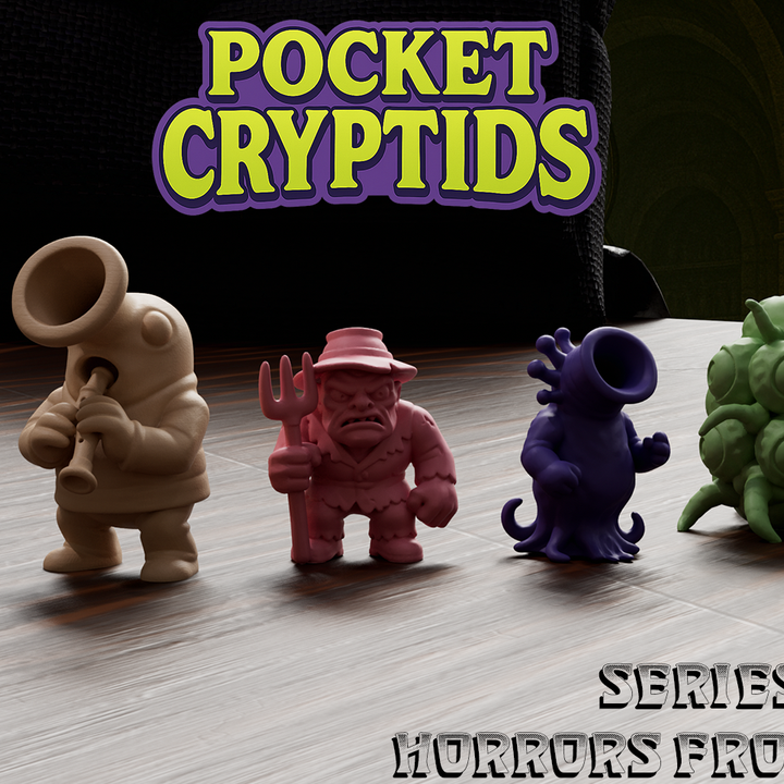 3D Printable Pocket Cryptids Release 1 - Horrors from Nowhere by ...
