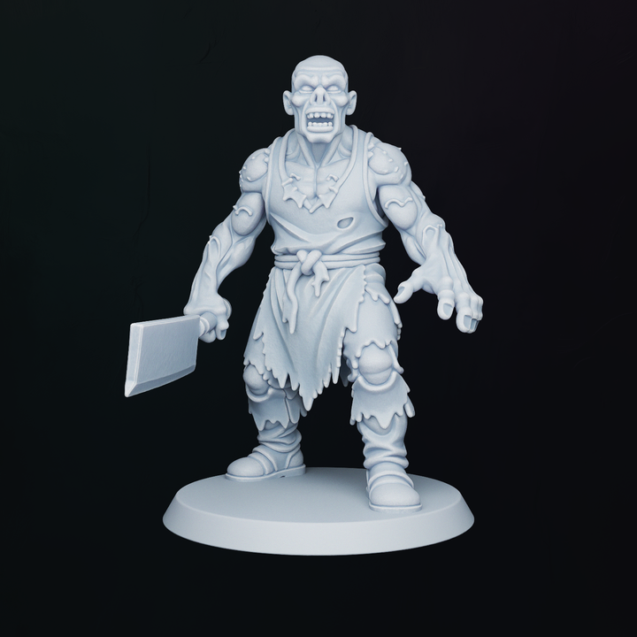 3D Printable Zombie Butcher by Voidforge