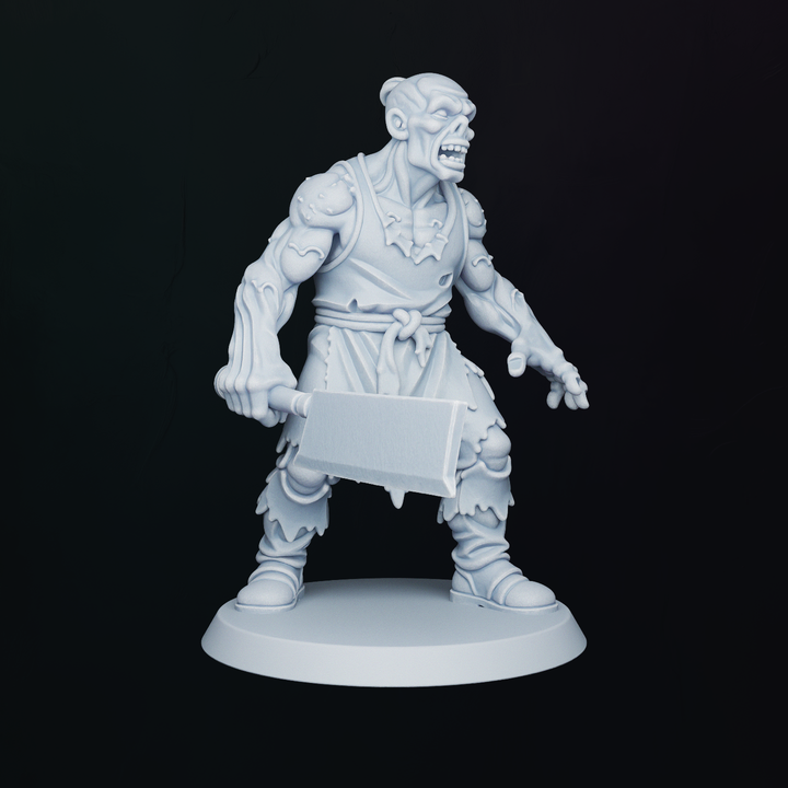 3D Printable Zombie Butcher by Voidforge