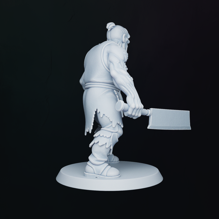 3D Printable Zombie Butcher by Voidforge