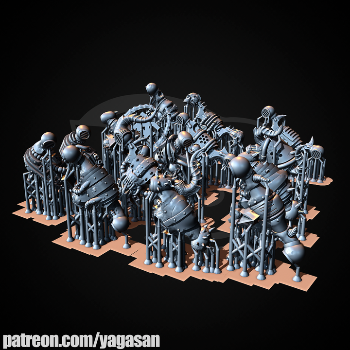 3D Printable Chaos Backpacks KitBASH Pack by Yaga San