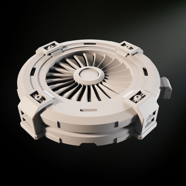 3D Printable Sci-Fi Artic - Thermal Turbine by WargamesCo