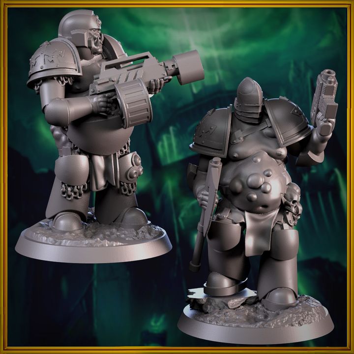 3D Printable Chaos Ogres by Sergeant Hammer