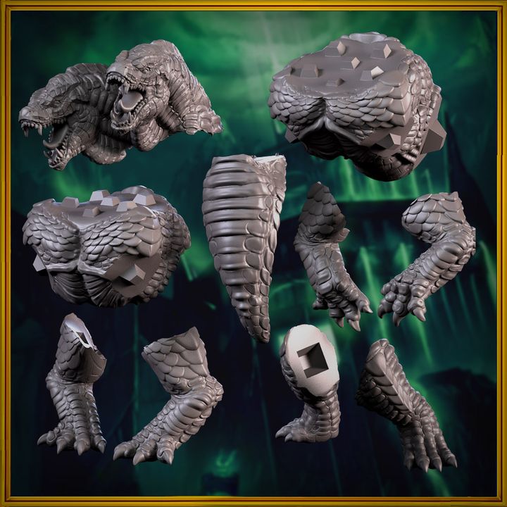 3D Printable Chaos Beast by Sergeant Hammer