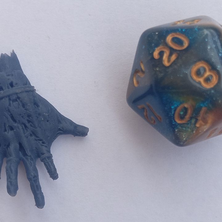 3D Printable Crawling Hand by Armoured Up Minis