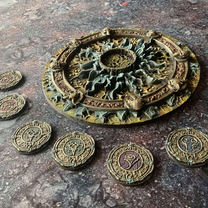 3D Printable Objective Markers 40mm and 3'' Age of Sigmar Ghb Season 25 ...