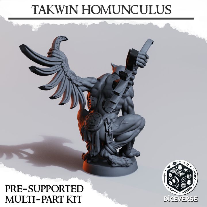 3D Printable Takwin Homunculus by Diceverse