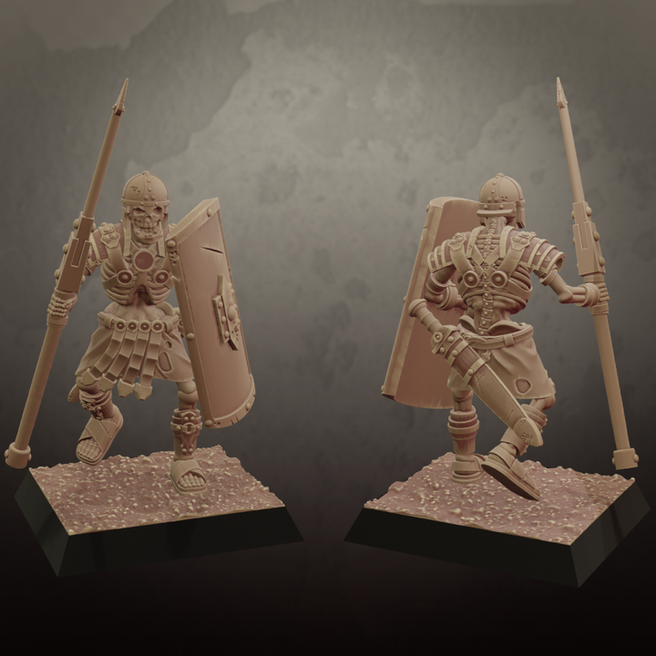 3D Printable Undead Legions Skeleton Warrior by Andrew Noble