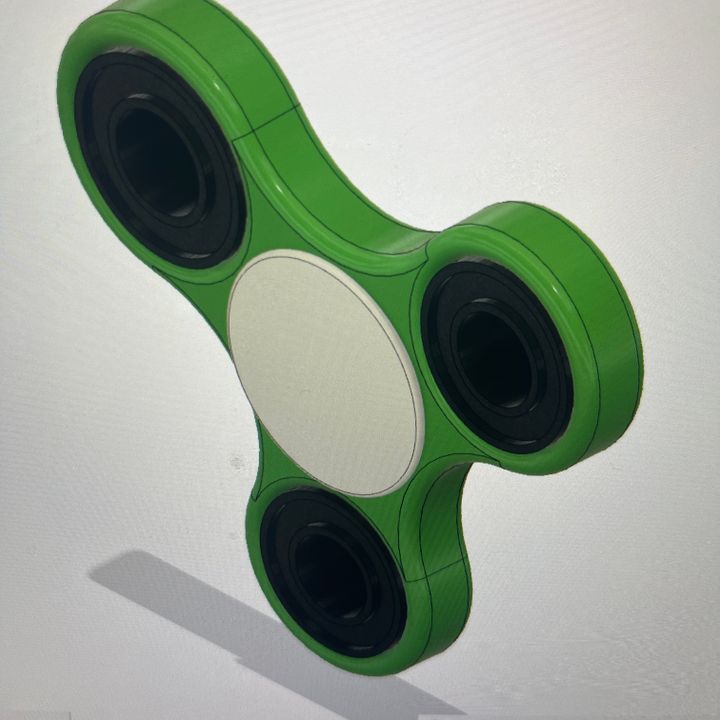 3D Printable Fidget spinner by Rochane Stewart