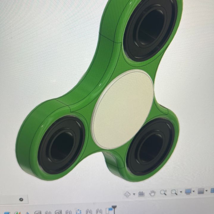 3D Printable Fidget spinner by Rochane Stewart