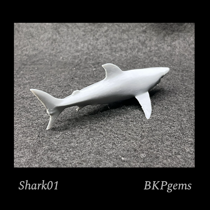 3D Printable Shark 01 by BKPgems