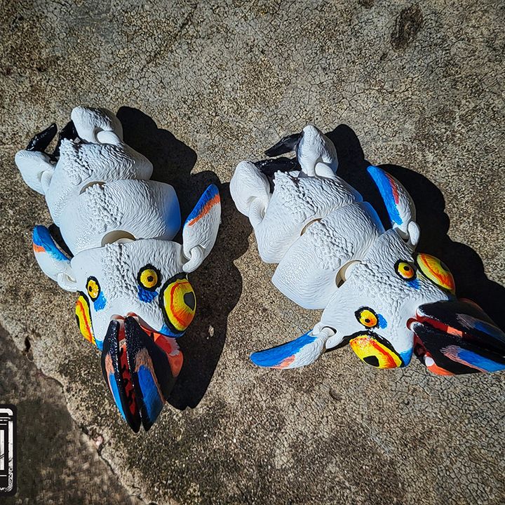 3D Printable Articulated Pengwing by MagniModels