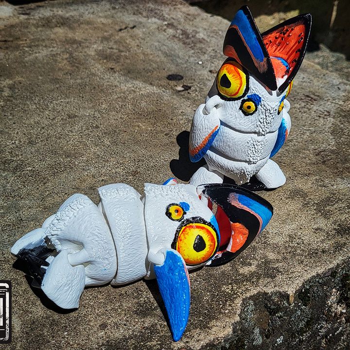 3D Printable Articulated Pengwing by MagniModels