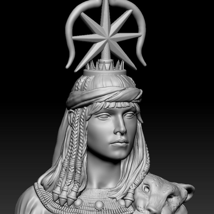 3D Printable Seshat Statue by Shanley McCauley