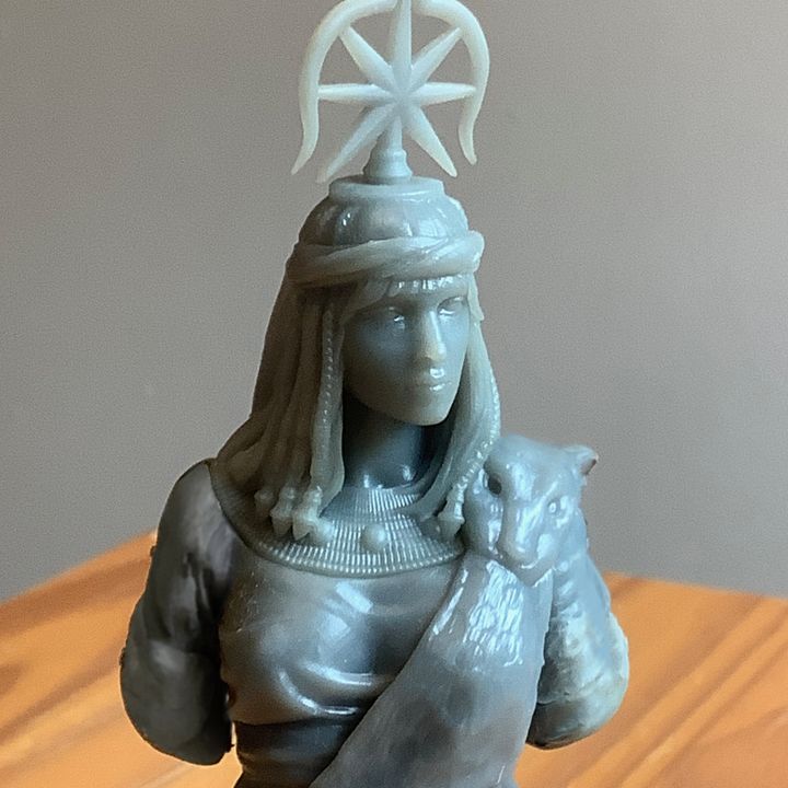 3D Printable Seshat Statue by Shanley McCauley