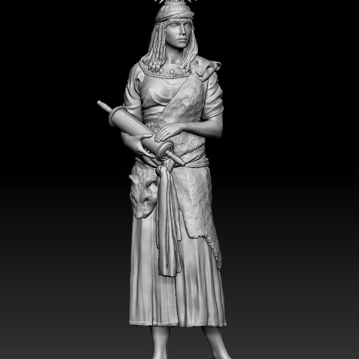 3D Printable Seshat Statue by Shanley McCauley