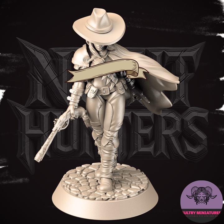 3D Printable Sultry Miniatures - Night Hunters Topless Version by Sultry Miniatures
