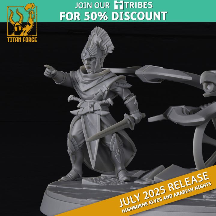 3D Printable Highborne Bolt Thrower - Highborne Elves and Arabian ...