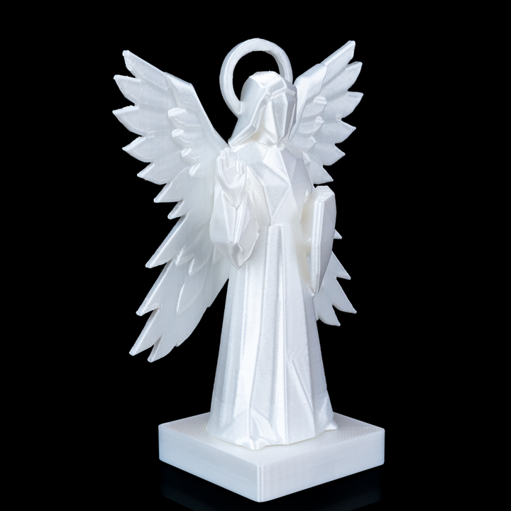 3D Printable Four-Winged Angel Statue by Stlflix
