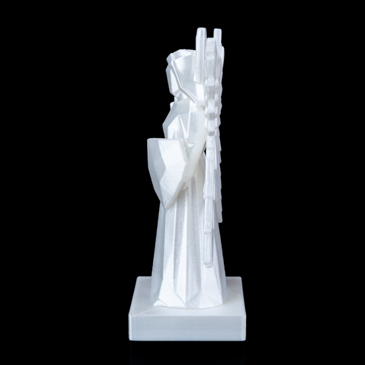 3D Printable Four-Winged Angel Statue by Stlflix