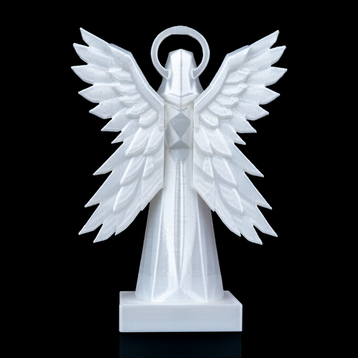 3D Printable Four-Winged Angel Statue by Stlflix