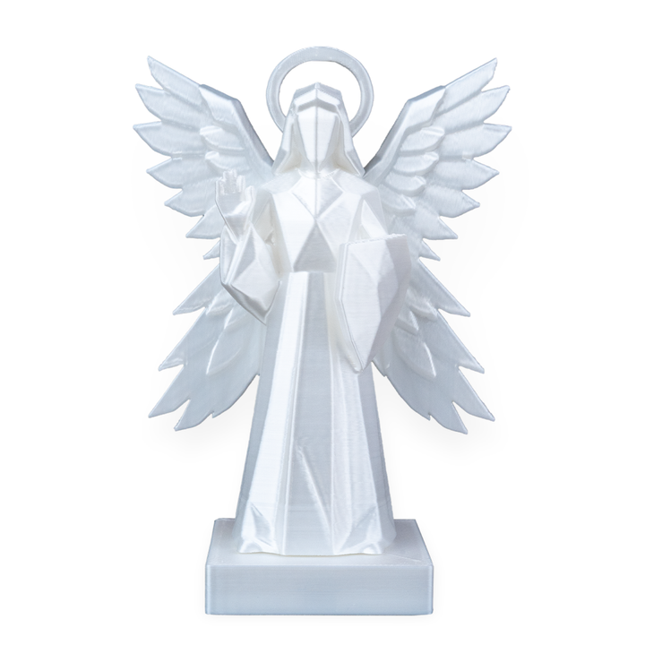 3D Printable Four-Winged Angel Statue by Stlflix