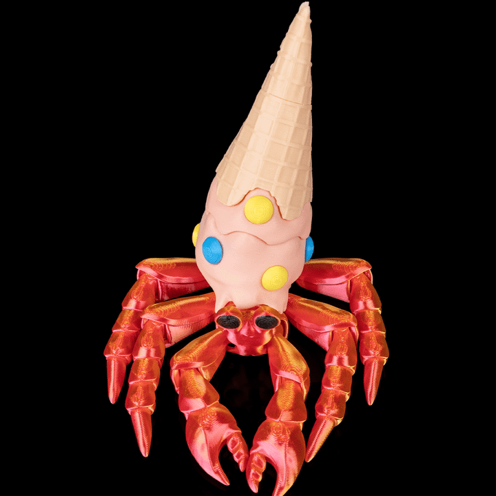 3D Printable Hermit Icecrab by Stlflix