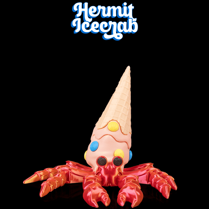 3D Printable Hermit Icecrab by Stlflix