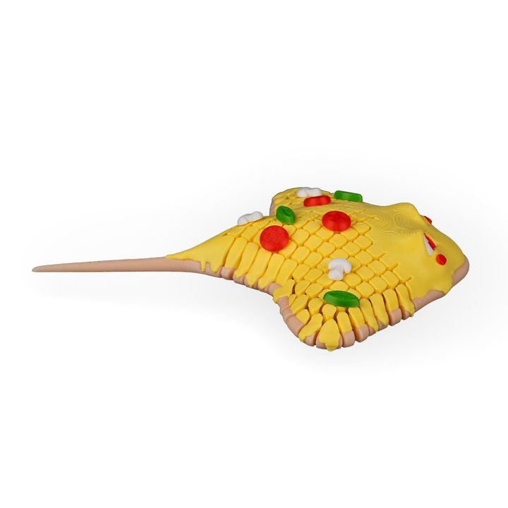 3D Printable Pizza Ray by Stlflix