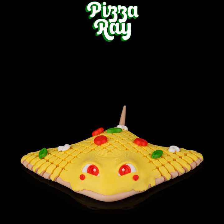 3D Printable Pizza Ray by Stlflix