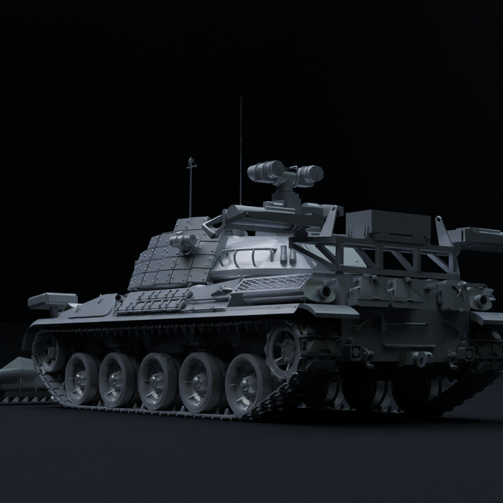 3D Printable French AMX 30 B2DT Mine-Clearing UGV. by The Military ...