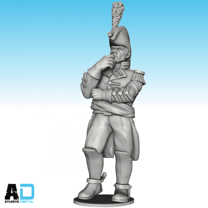 3D Printable British Officer Vignette (Peninsular War) by Wargames Atlantic