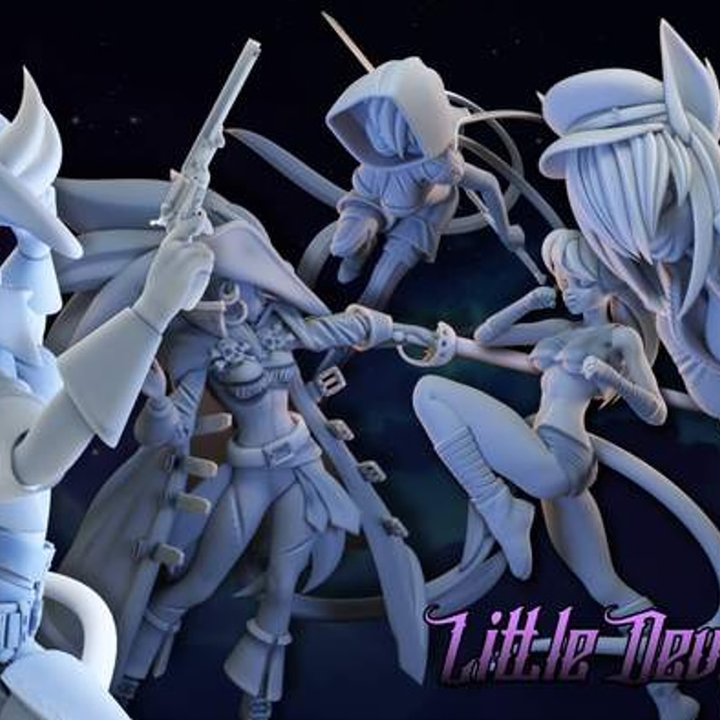 3D Printable Little Devils Vol.4 by BROKEN SWORD MINIATURES