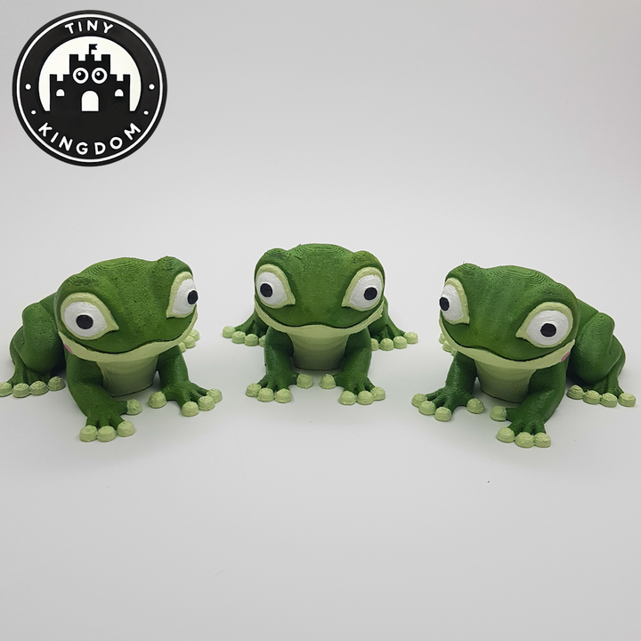 3D Printable Flexi Tiny Frog, Articulated fidget figure, keychain ...