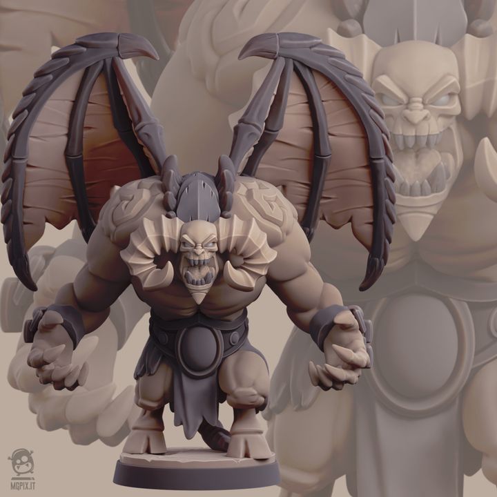 3D Printable Gargoyle / Demon by MGpix
