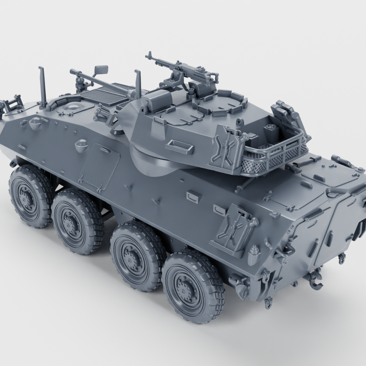 3D Printable LAV-25 (USMC Light Armored Vehicle) (US, Cold, War) (1:56 ...