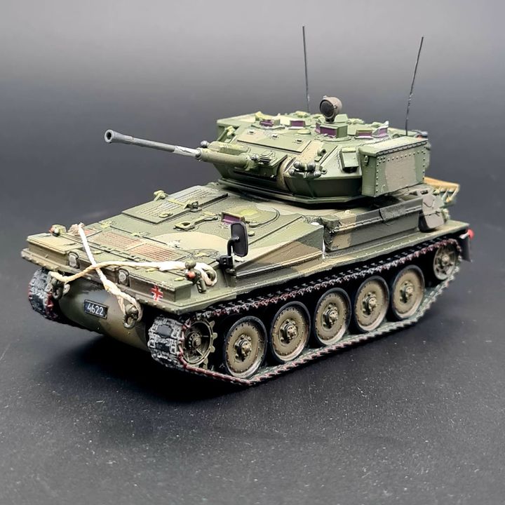 3D Printable Scimitar FV-107 CVR(T) (UK, Cold War) (1:56 and 1:100 ...