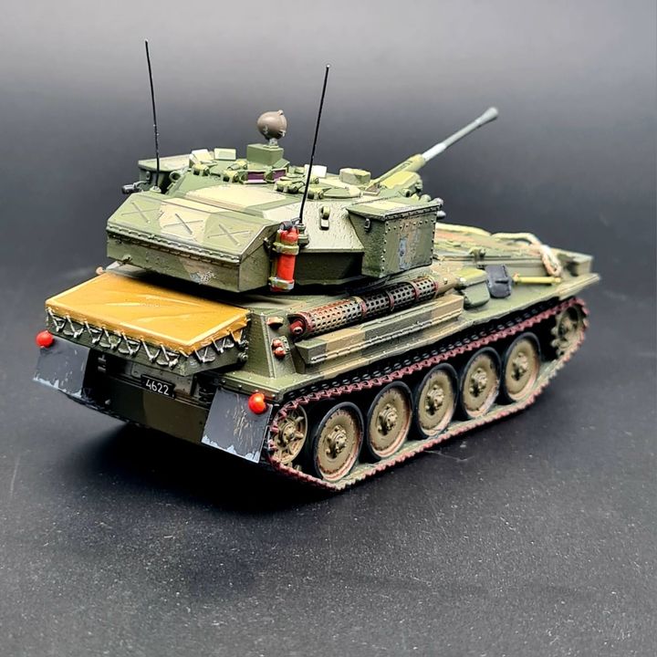 3D Printable Scimitar FV-107 CVR(T) (UK, Cold War) (1:56 and 1:100 ...