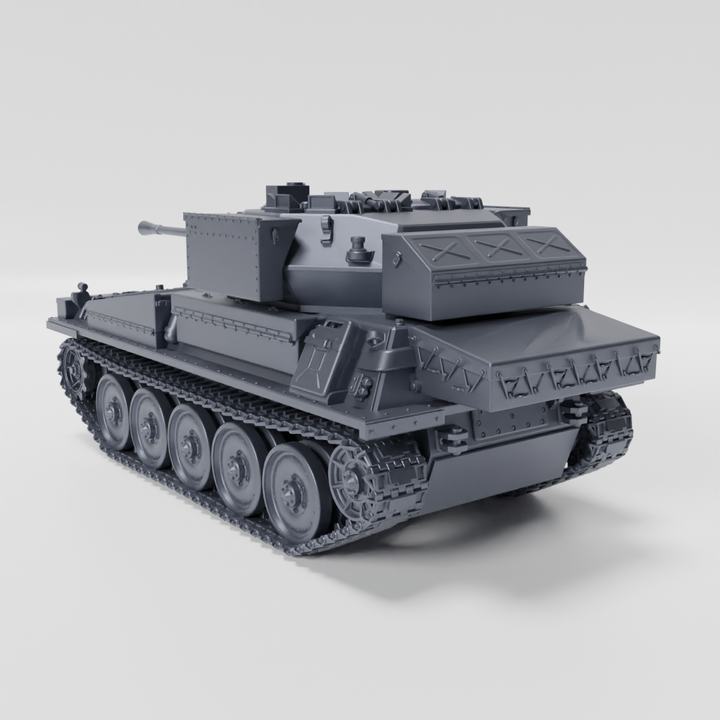 3D Printable Scimitar FV-107 CVR(T) (UK, Cold War) (1:56 and 1:100 ...