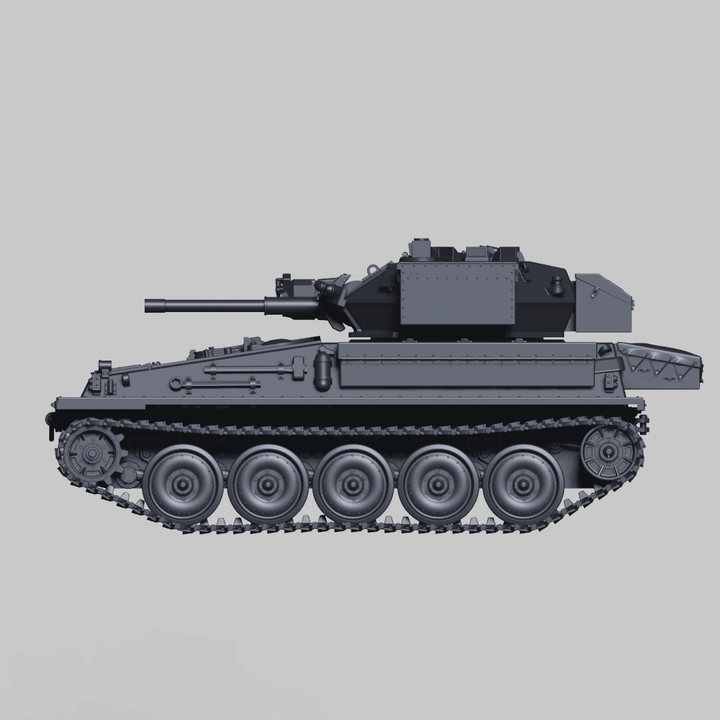 3D Printable Scorpion FV-101 CVR(T) (UK, Cold war) (1:56 and 1:100 ...