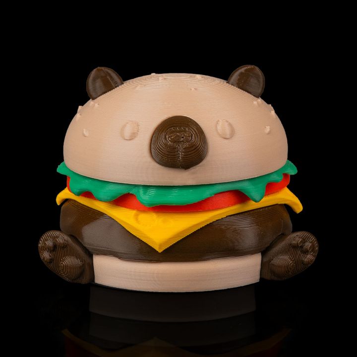 3D Printable Capyburger by Stlflix