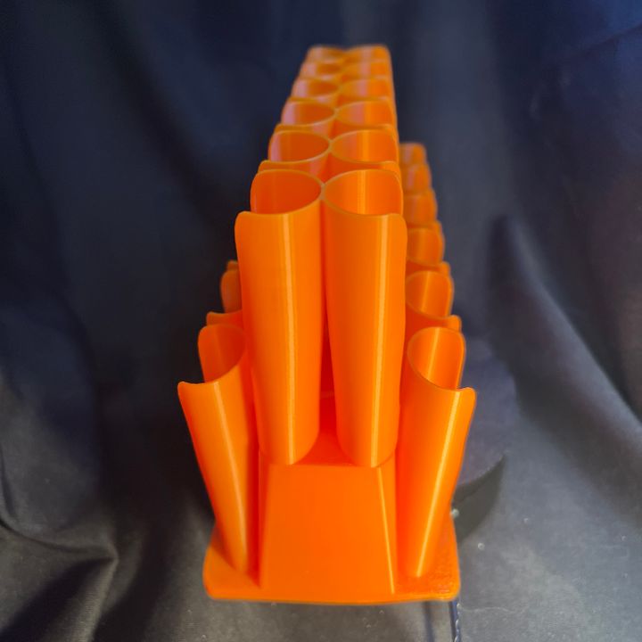 3D Printable Double Deck Paint Tube Holder by Stanley