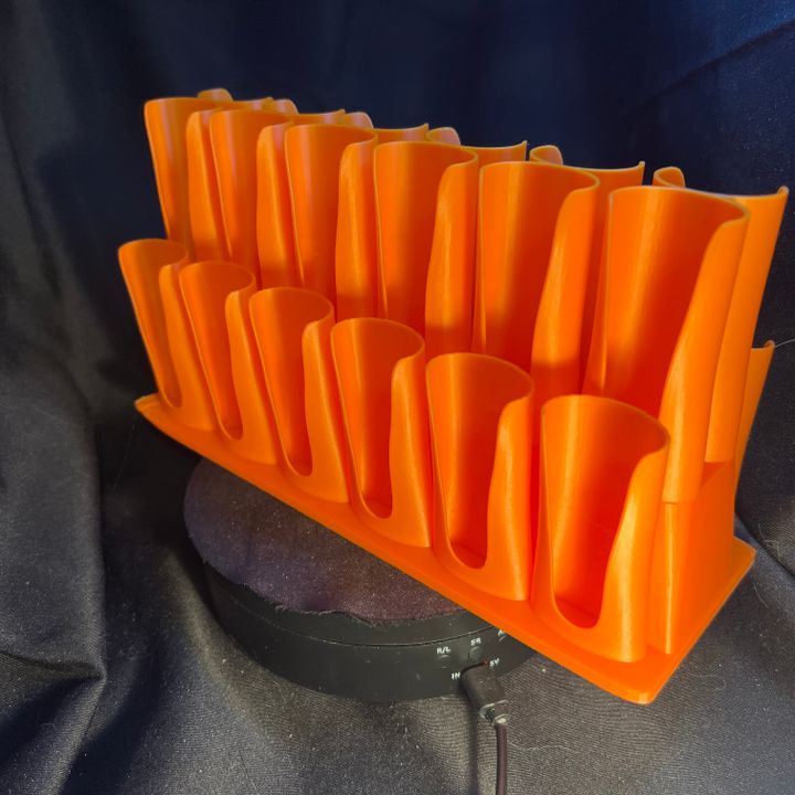 3D Printable Double Deck Paint Tube Holder by Stanley
