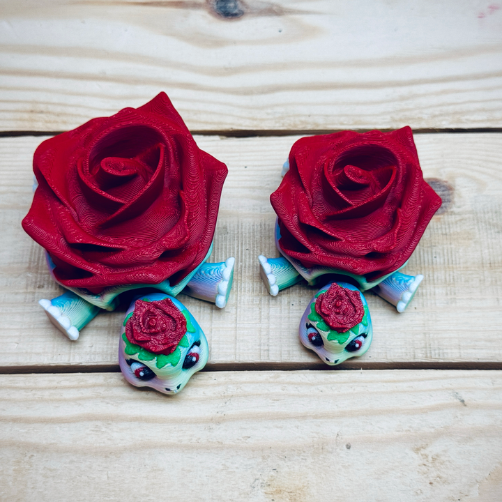 3D Printable Rose Turtle by ENIQUE3D